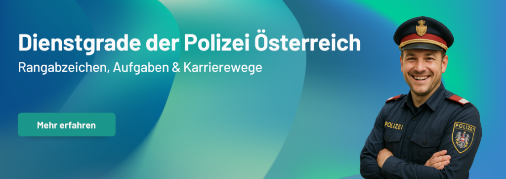 Alle Dienstgrade der Polizei Österreich: Rangabzeichen, Aufgaben ...